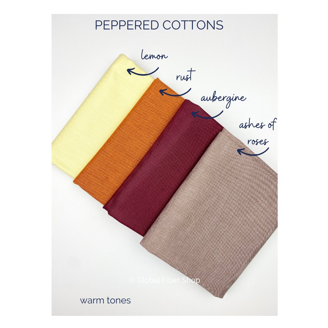 Peppered Cotton, Shot Cottons From Cory Pepper for Studio E Fabrics ...