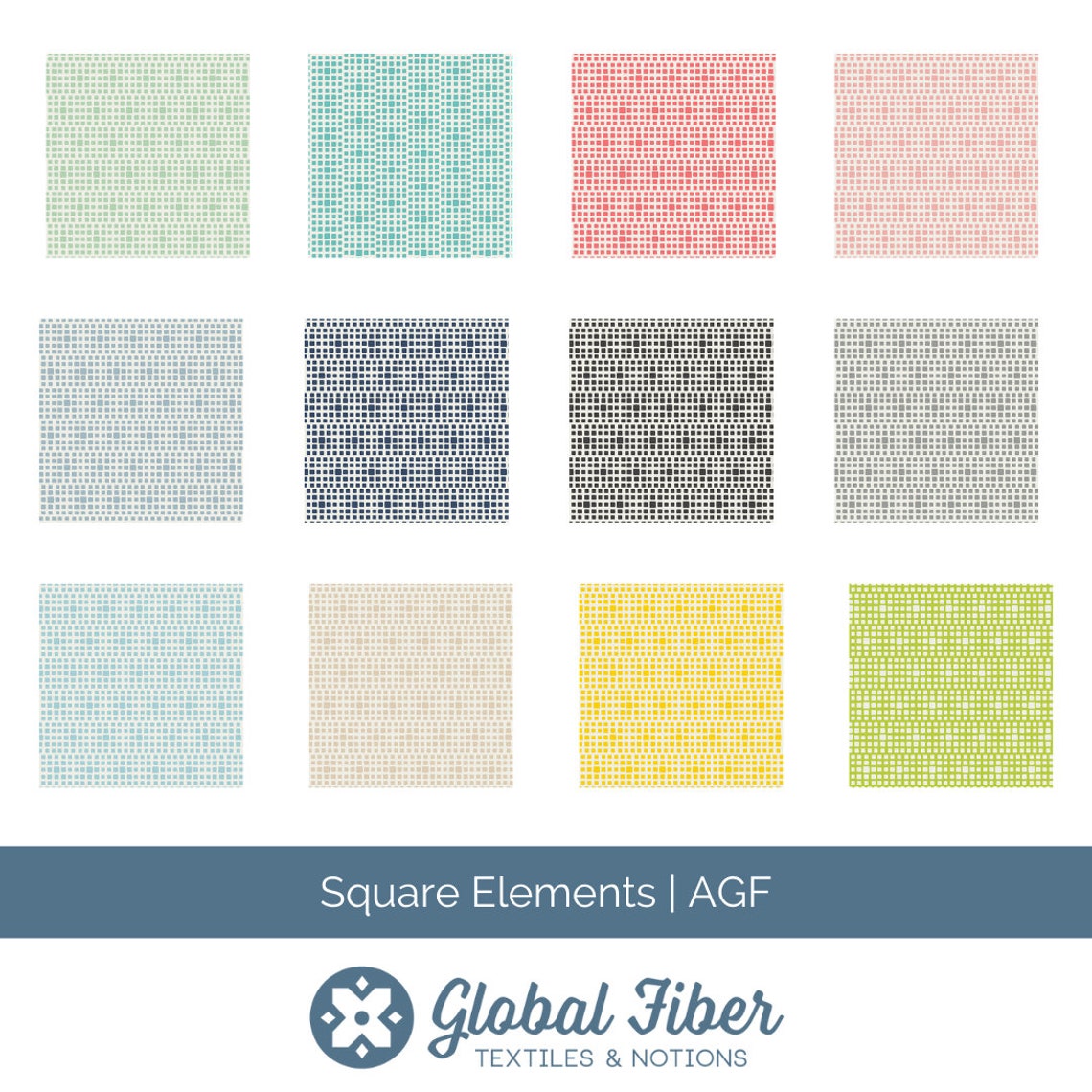 Squared Elements Fabric by Art Gallery Fabrics: Geometric Cotton ...