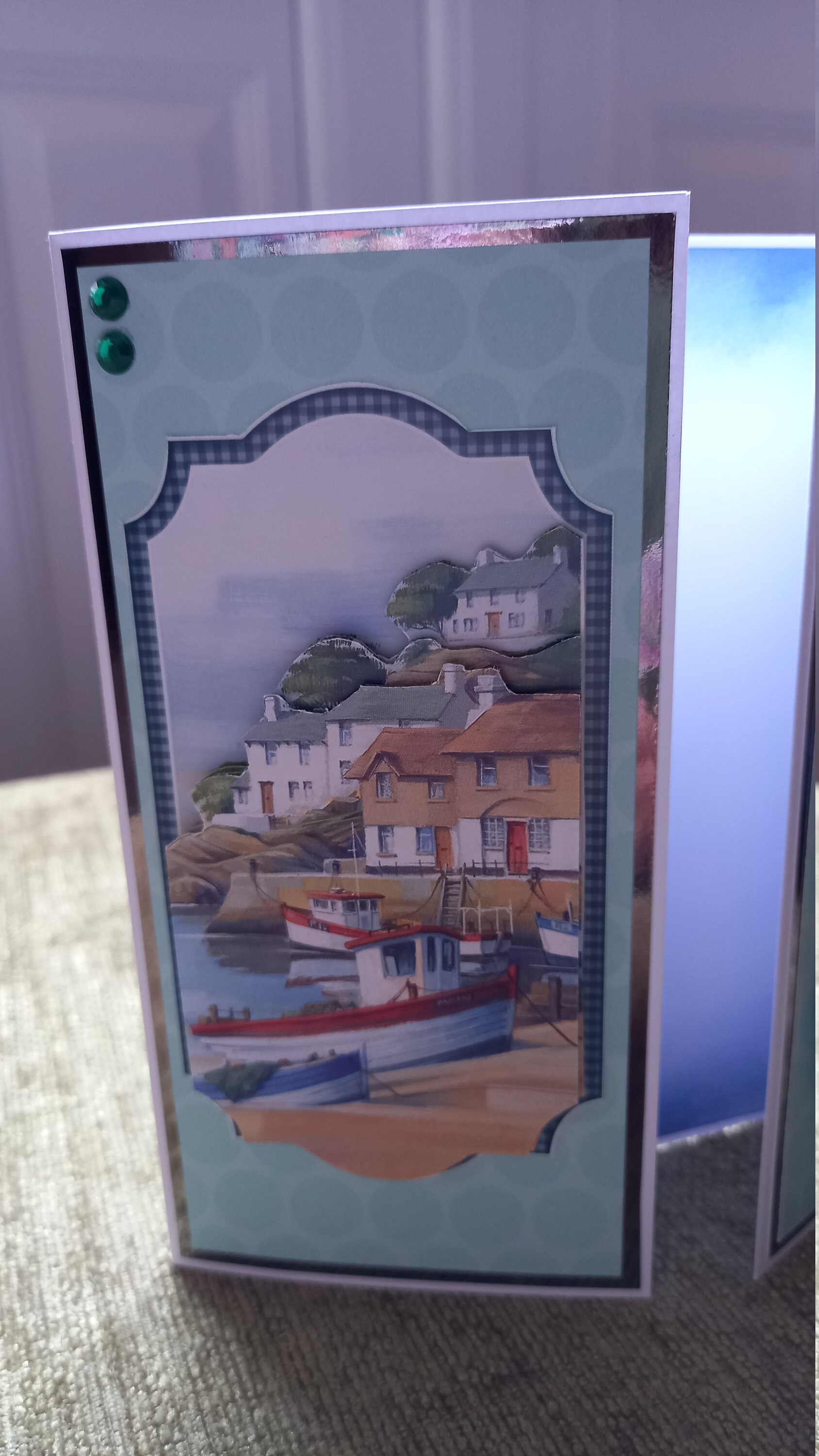 Decoupaged Tri-fold Retirement Greetings Card - Etsy