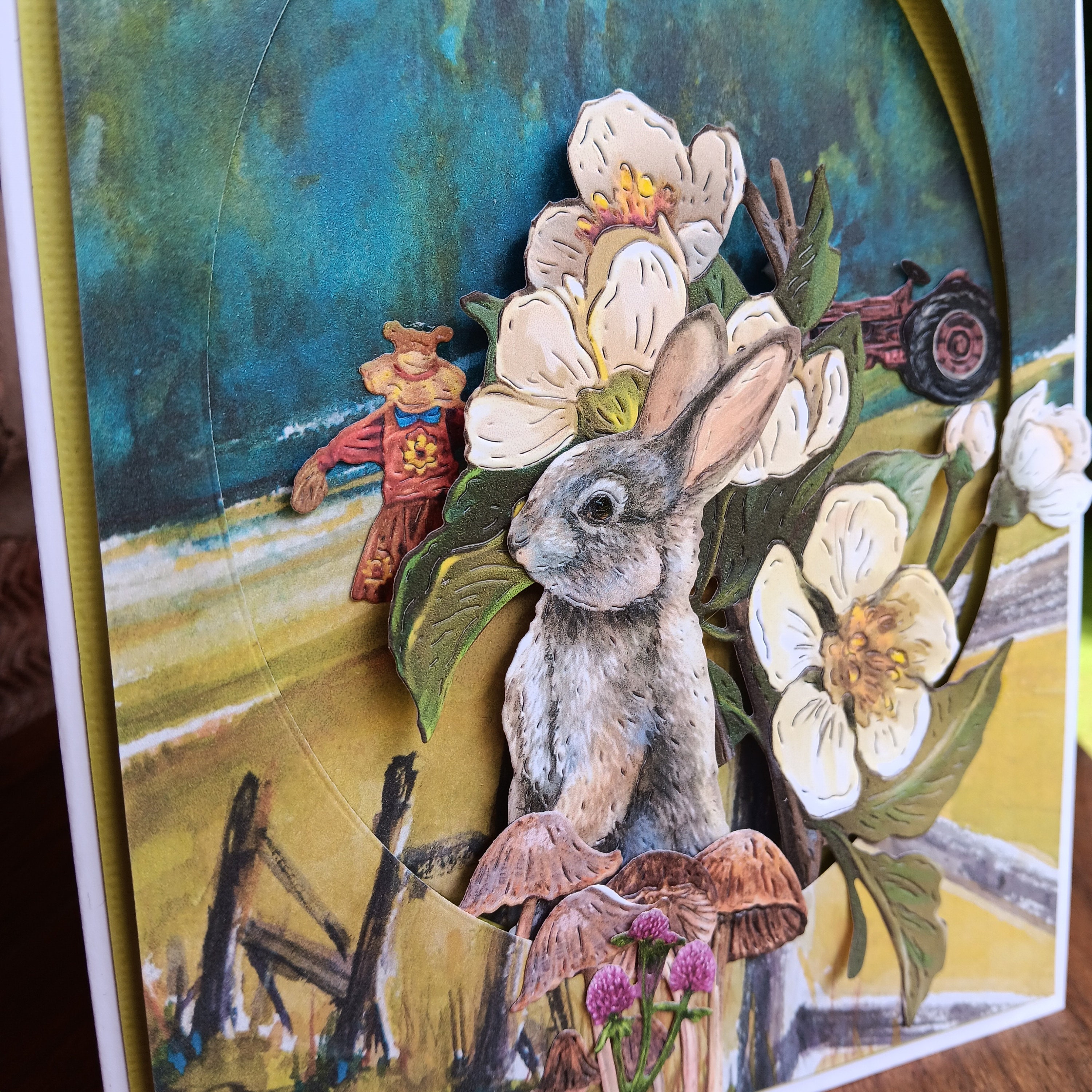 Handmade 7x5 3d Effect Greetings Card. - Etsy
