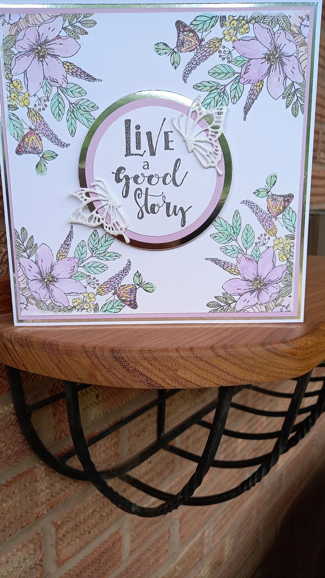 Live a Good Story Greetings Card - Etsy