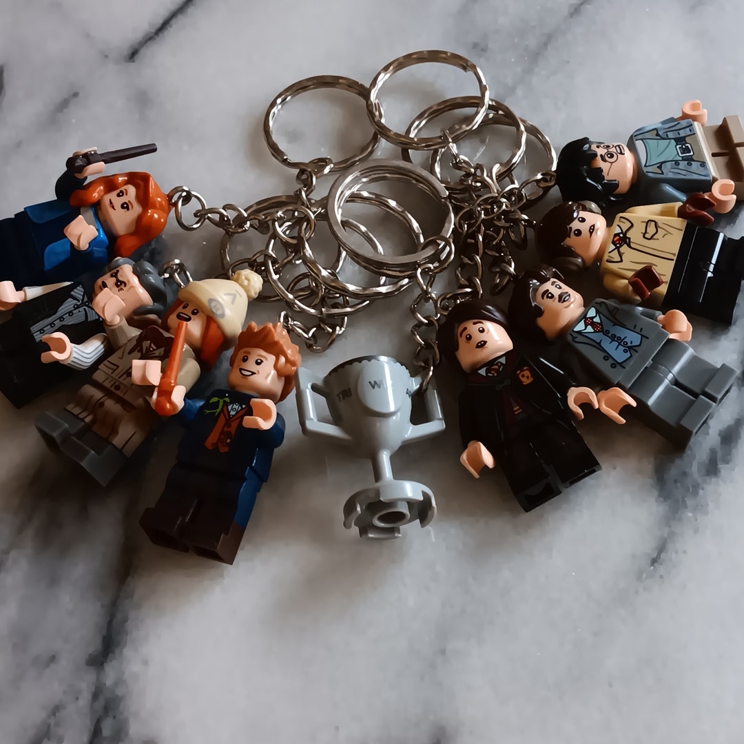 Harry Potter Lego Character Keyrings - Etsy