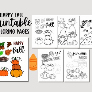 Printable Fall Coloring Pages for Kids, Pumpkin Coloring Pages ...