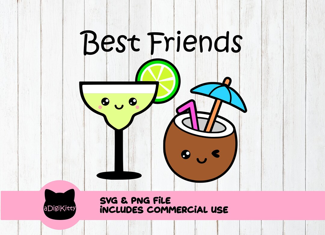 Best Friends SVG, Cocktails Svg, Margarita Svg, Piña Colada Svg, Piña ...