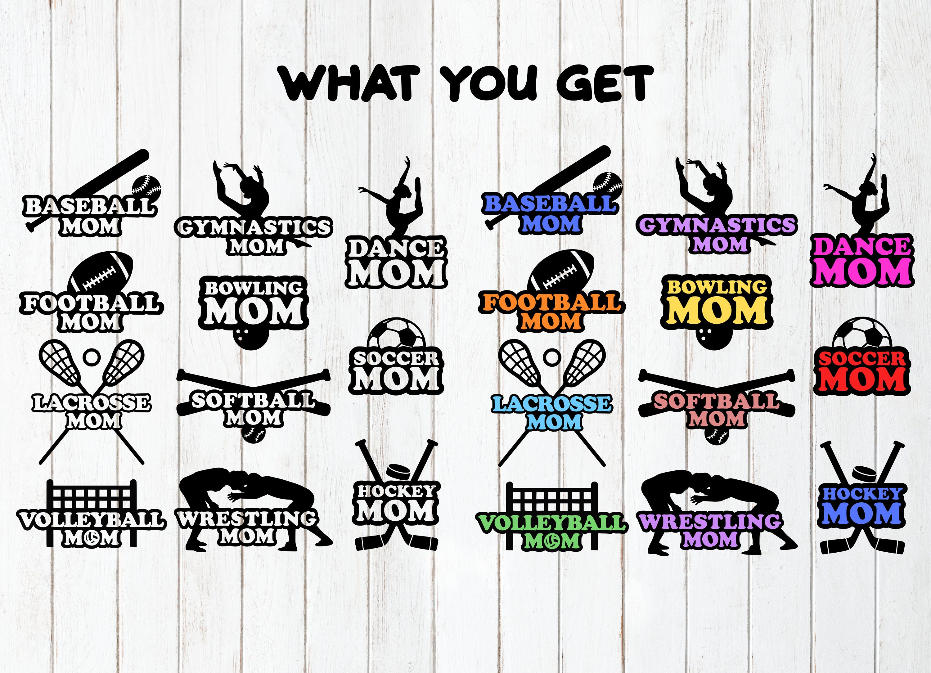 Sport Mom SVG Bundle, Sports Mom PNG Bundle, Soccer Mom SVG, Hockey Svg ...