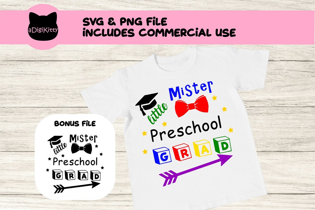Preschool Graduation SVG, PNG Bundle - Etsy