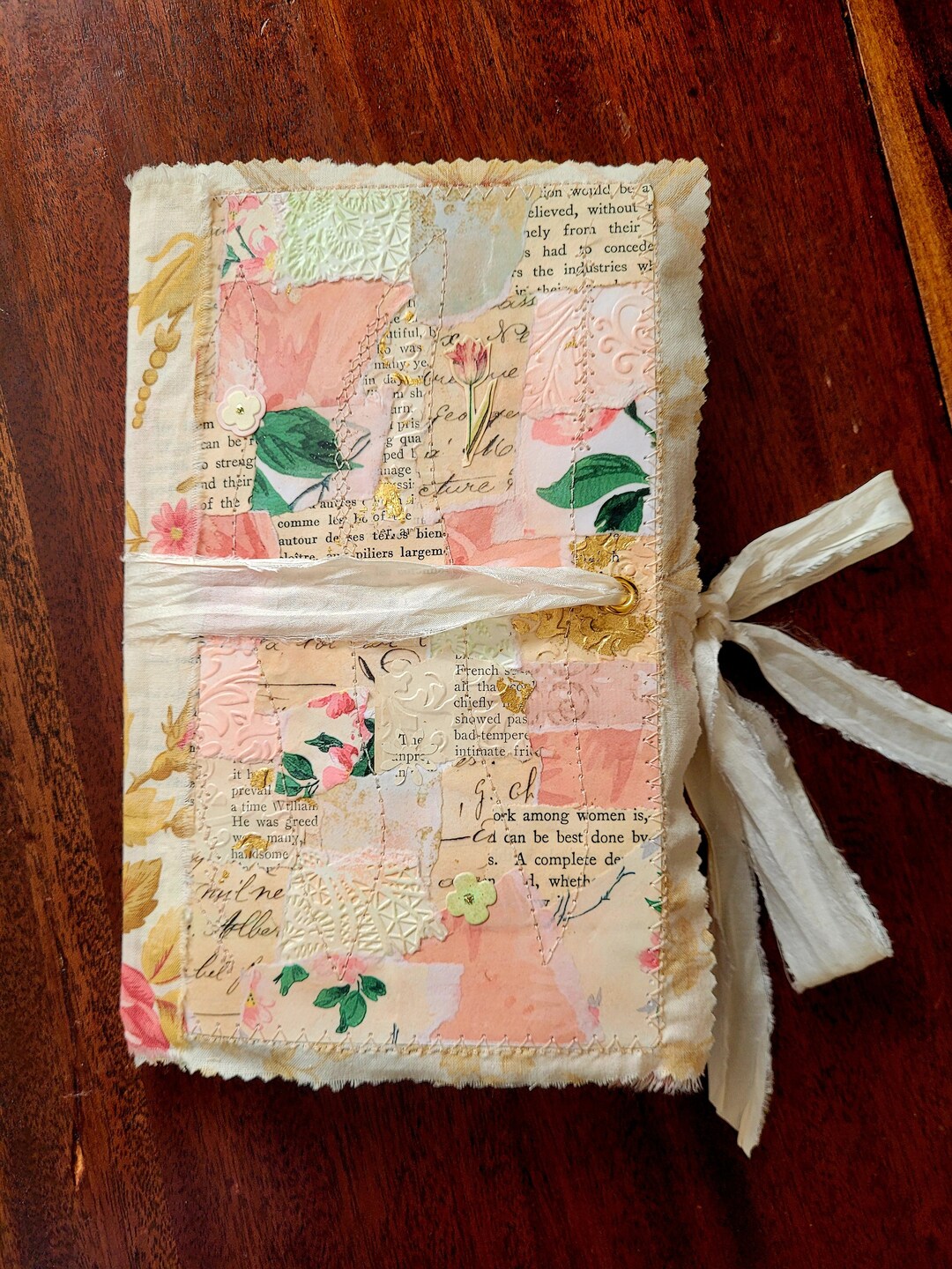 Collage Cover Handmade Journal, Soft-cover Journal, Gratitude Journal ...