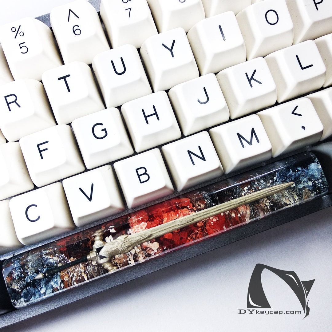 Game of Thrones Sword Spacebar Keycap 5.5u-7u, Custom Spacebar Handmade ...