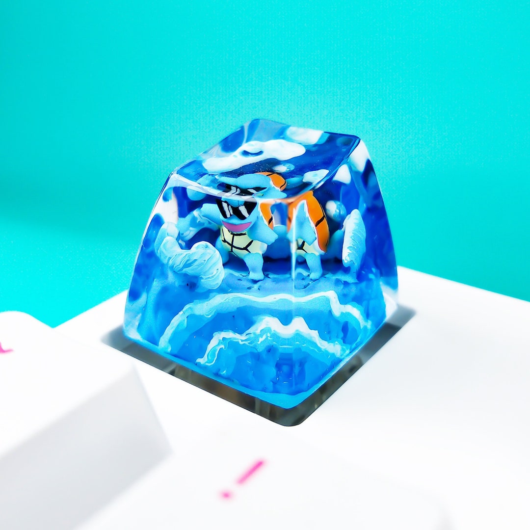 Squirtle Squad Custom Pokemon Keycaps Artisan, Anime Keycaps, Gift for ...