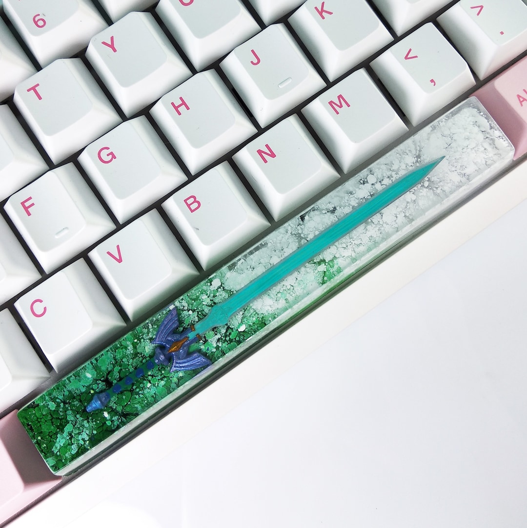 Mas.ter Sword Spacebar Keycap Custom, Artisan Spacebar, Artisan Keycap ...
