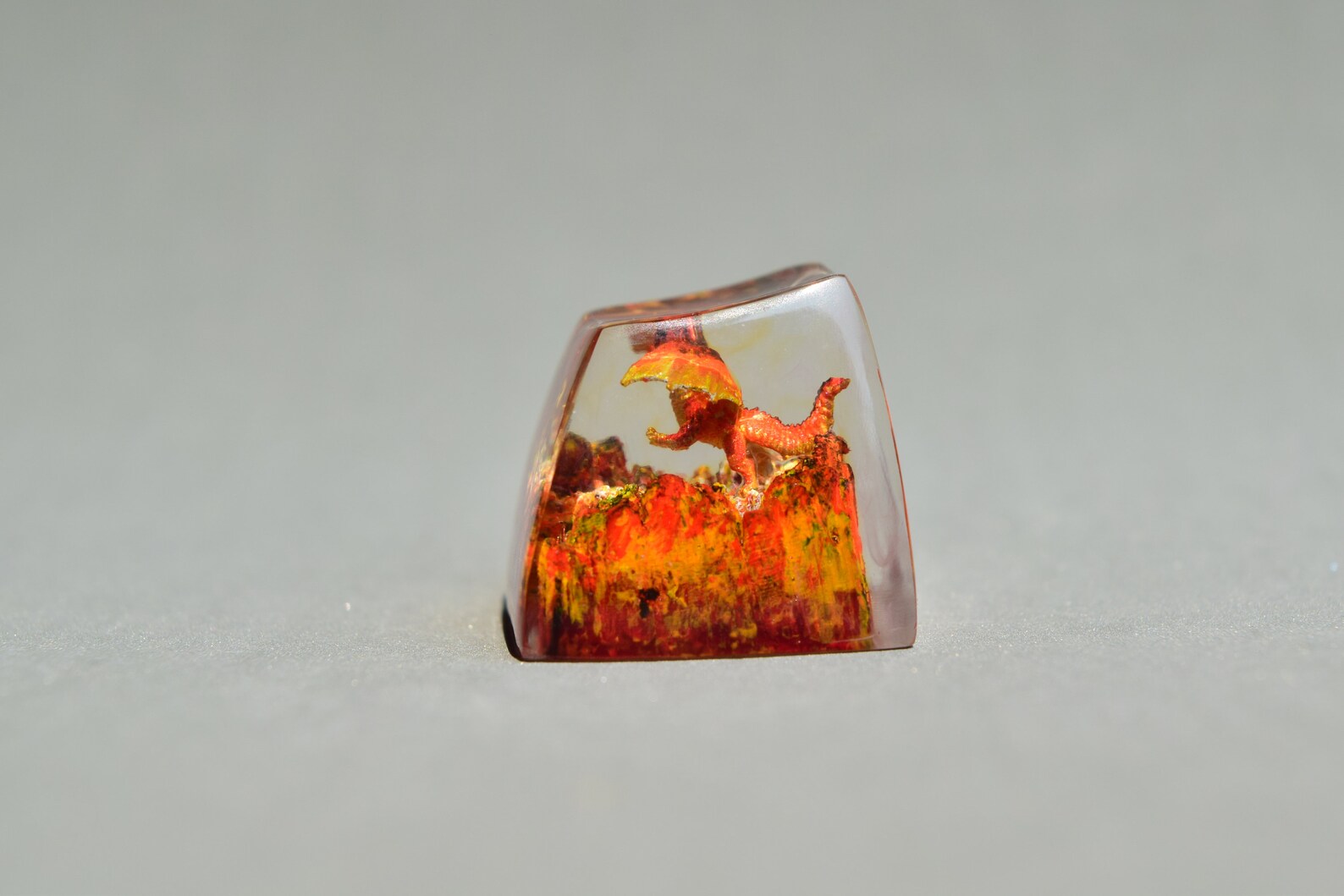 Dragon Keycap Fire Keycaps Dragon Artisan Keycaps Esc - Etsy