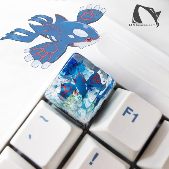 Kyogre Keycap Keycap Handmade Pokemon Keycap Keycap - Etsy Hong Kong