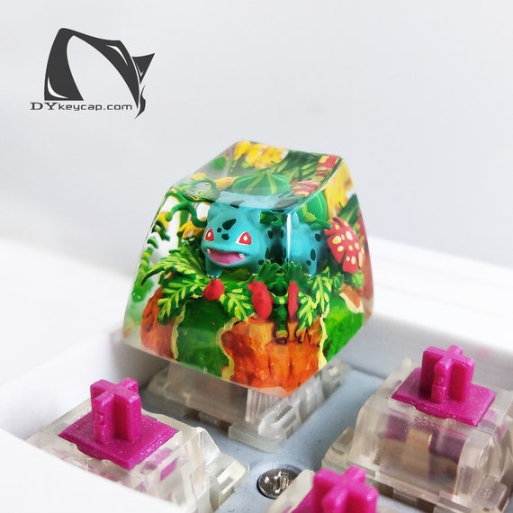 Bulbasaur Artisan Keycaps Custom Pokemon ECS Resin Keycaps - Etsy Hong Kong