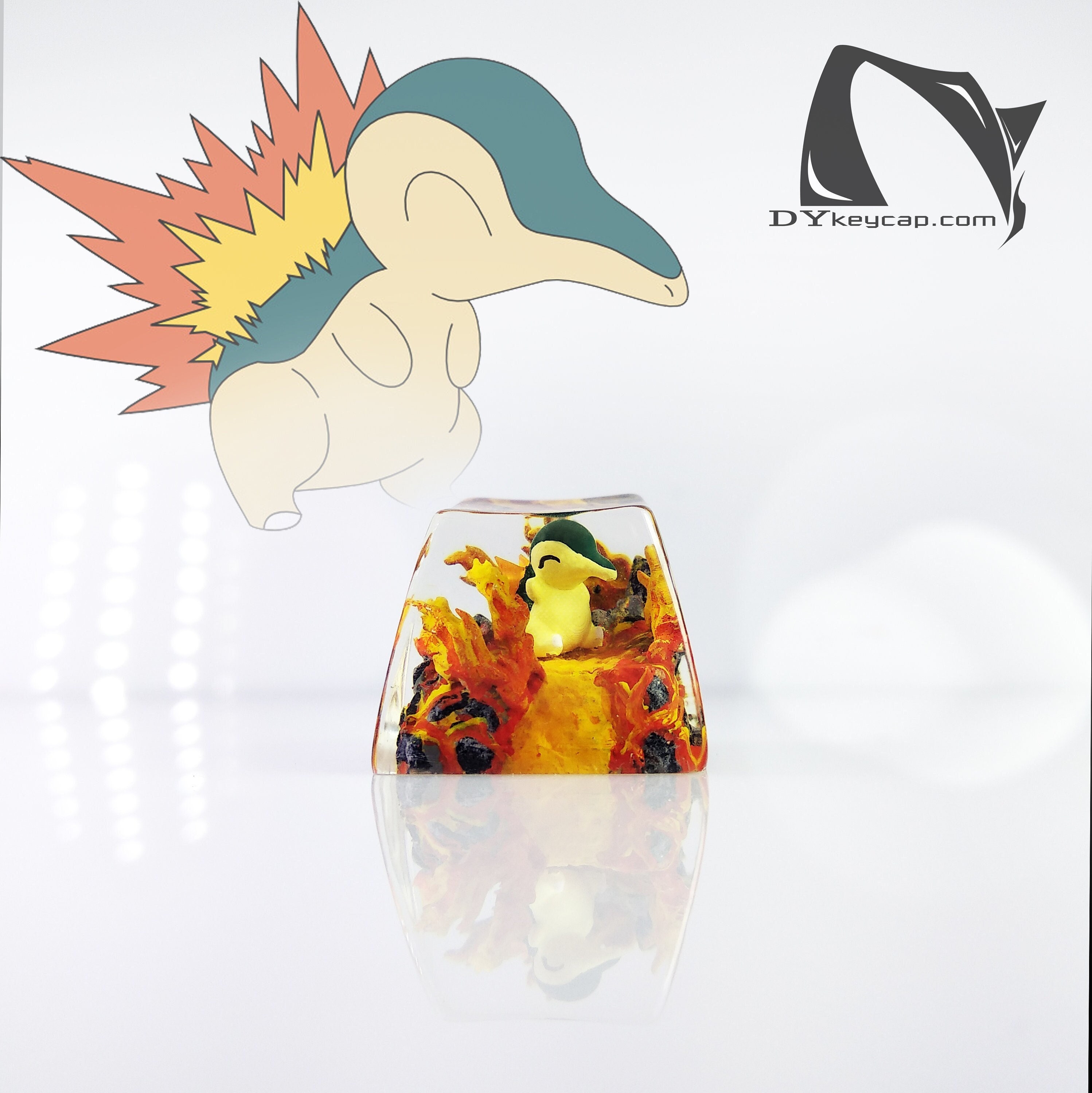 Cyndaquil Pokemon Keycap Anime Keycap Custom Pokemon Keycap - Etsy ...
