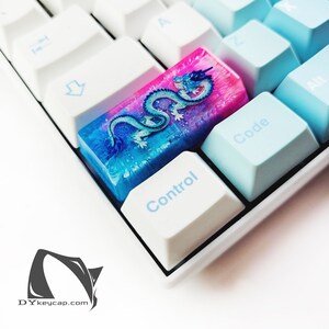 Dragon Keycap 2.25U SA OEM, Artisan Keycap, Key Cap Hand Made, Pink ...