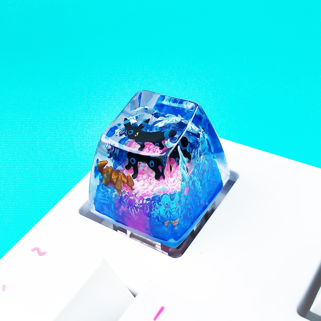 Shiny Umbreon Pokemon Keycap,artisan Keycaps,custom Pokemon Keycaps ...