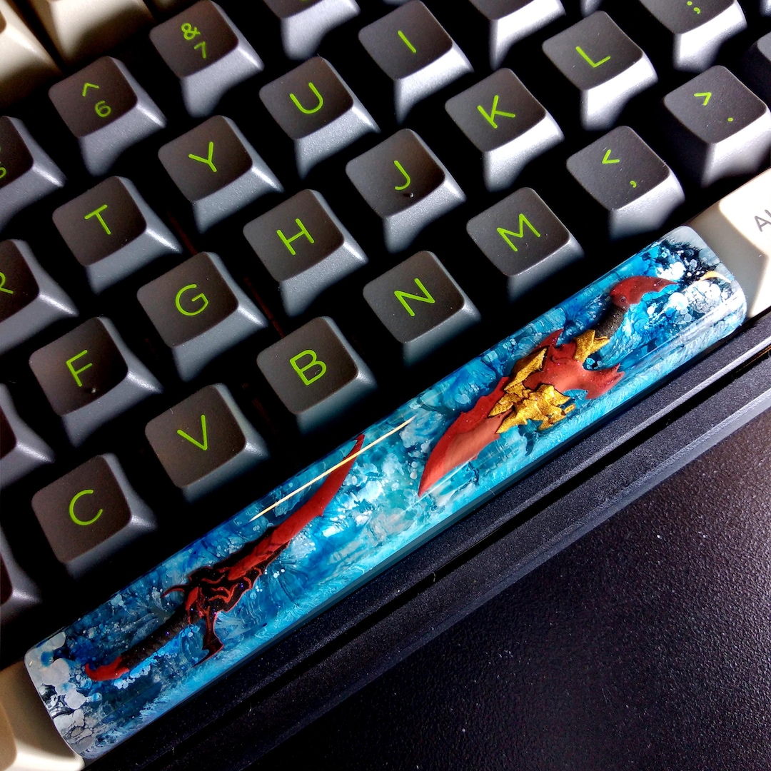 Custom Spacebar Keycaps Artisan, Anime Keycaps, Spacebar Resin, Gift ...