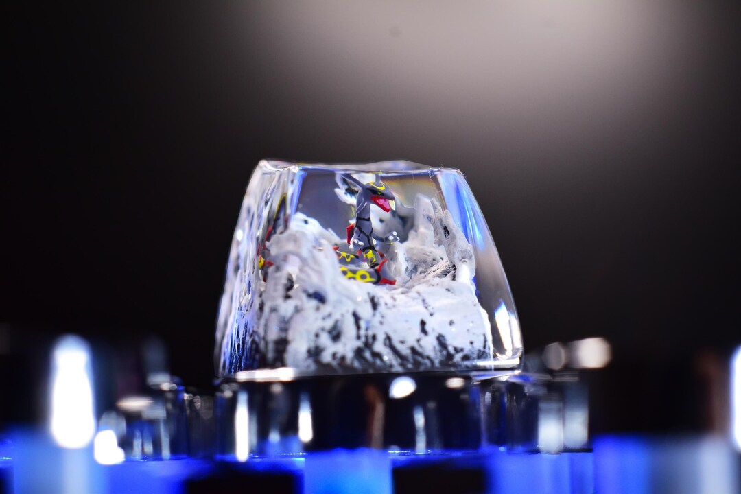 Buy Shiny Rayquaza Custom Pokemon Keycaps Artisan, Anime Keycaps, Gift ...