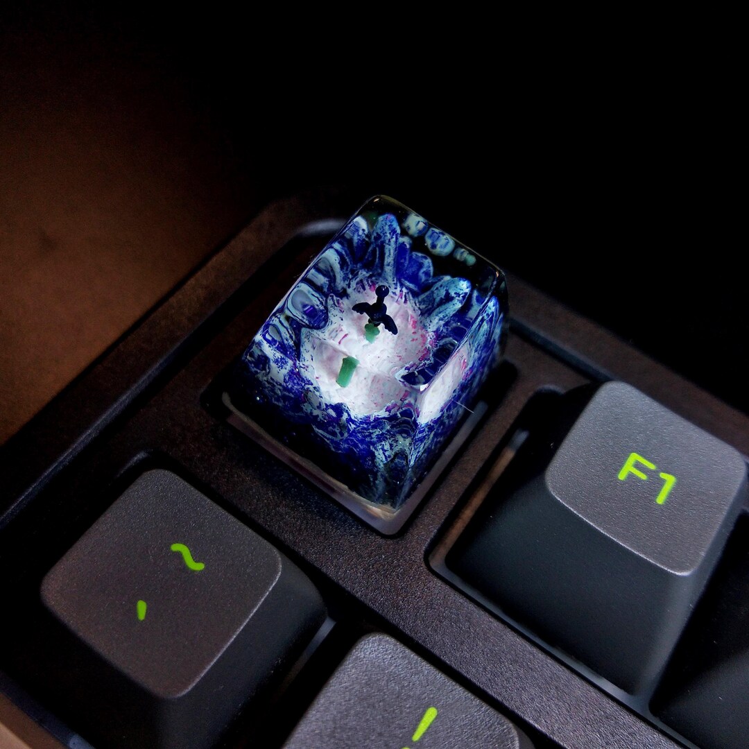 Master Sword Keycap, the Legend of Zelda Keycap Artisan, Artisan ...