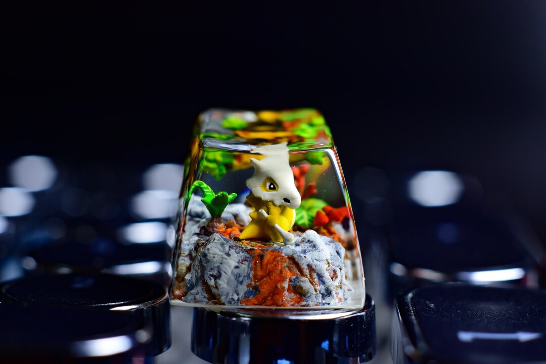 Cubone Keycap Custom Pokemon Keycaps Artisan, Anime Keycaps, Gift for ...