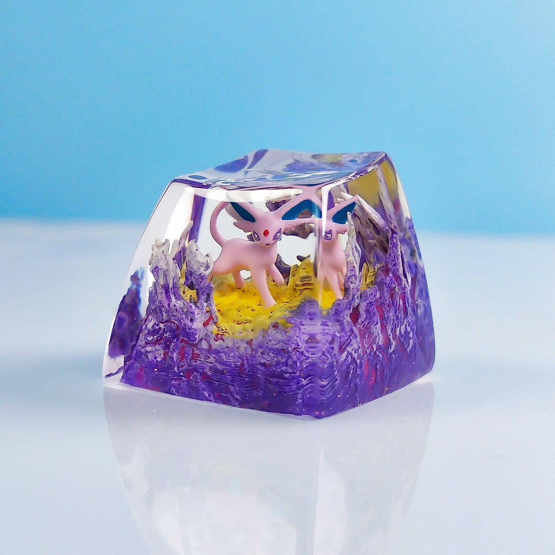 Espeon Pokemon Keycap,artisan Keycaps,keycaps,artisan Keycaps,keycap ...