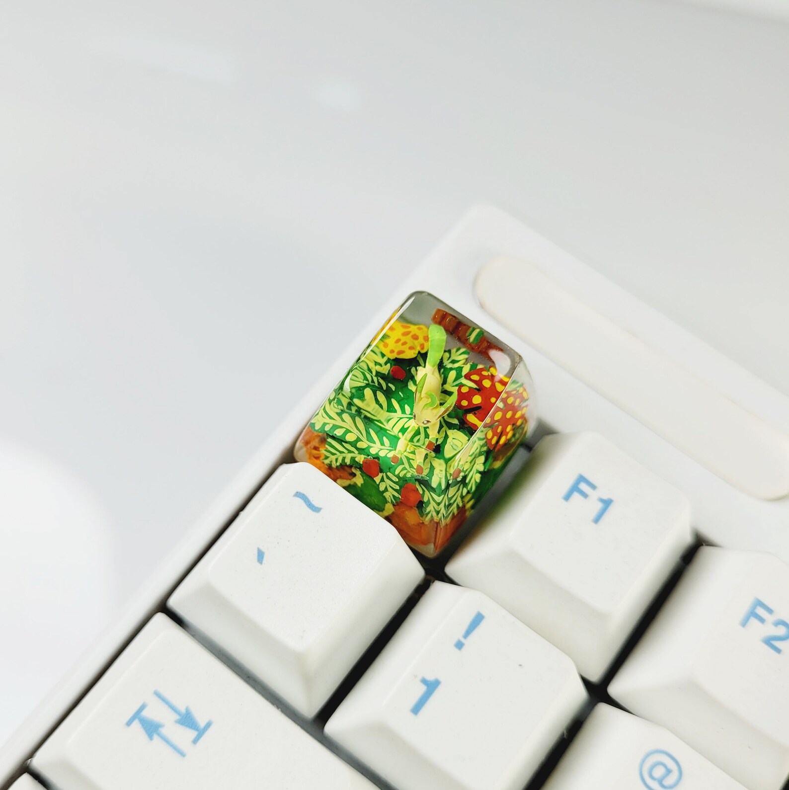 Leafeon Pokemon Keycaps anime Keycaps Keycaps Handmade - Etsy