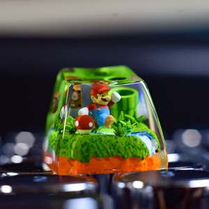 Super Mario Keycap Artisan for Mechanical Keyboard - Etsy