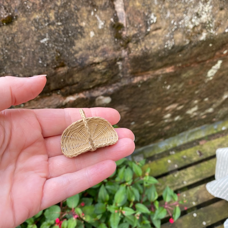 1:2 Miniature Basket - Etsy UK