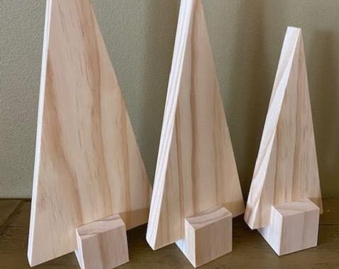 Wood Trees, Craft Trees, DIY Trees, Christmas Tree, Tree Shapes, Tree ...