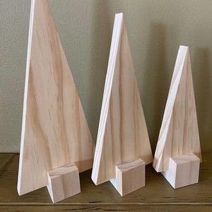 Wood Trees, Craft Trees, DIY Trees, Christmas Tree, Tree Shapes, Tree ...