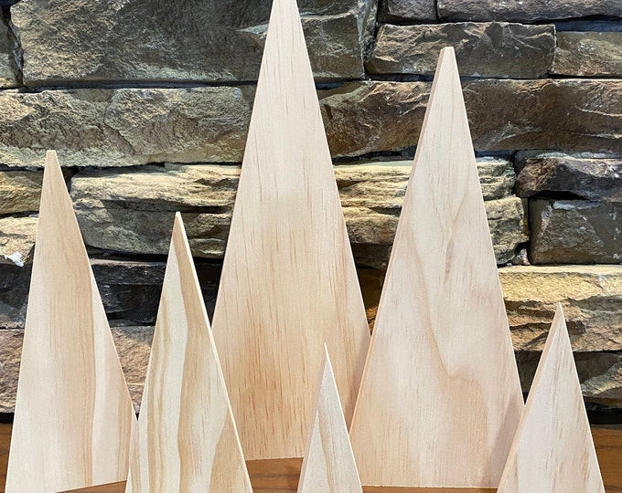 Wood Trees, Craft Trees, DIY Trees, Christmas Tree, Tree Shapes, Tree ...