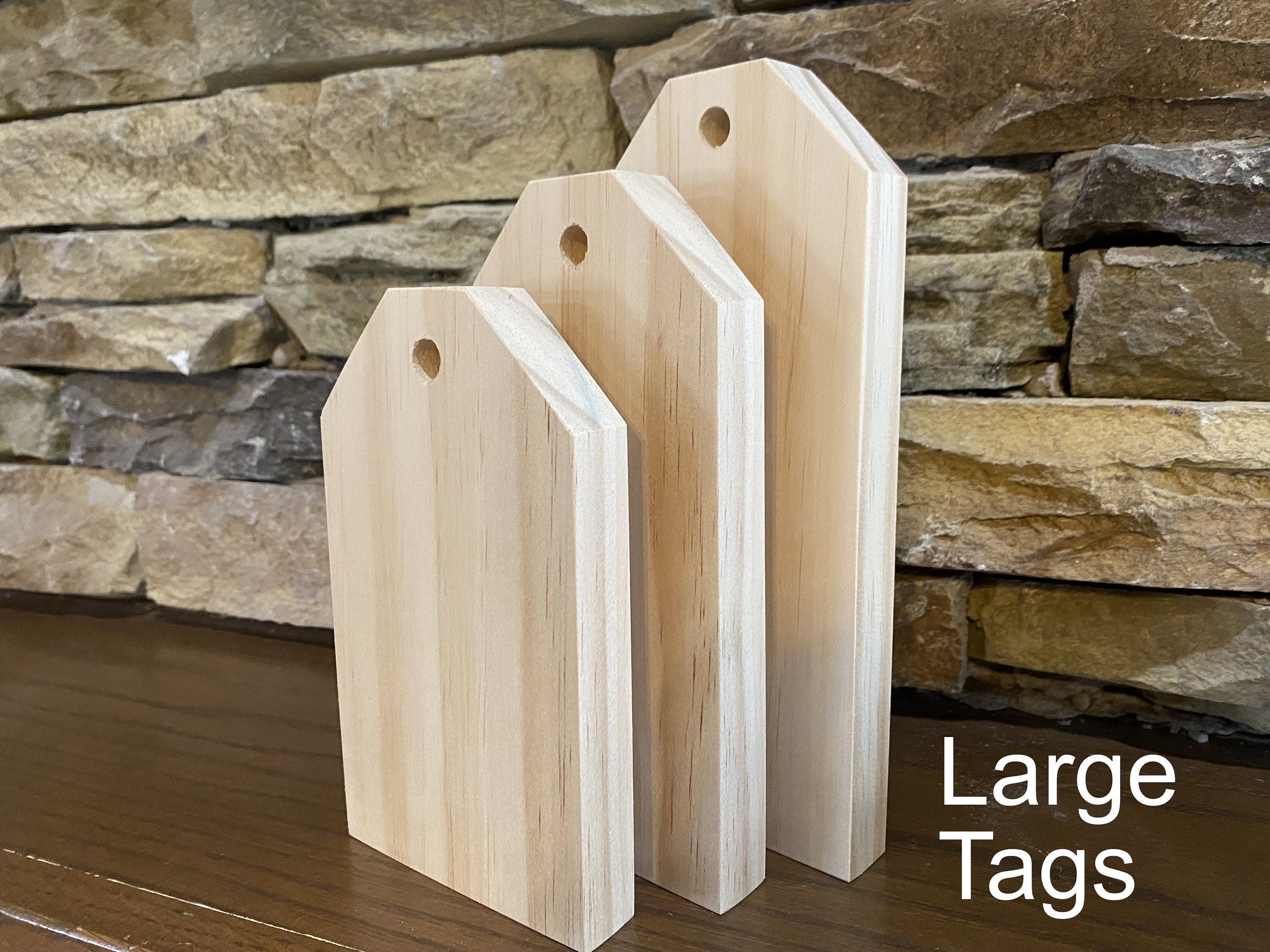 Wood Tags Craft Tags DIY Tags Christmas Tags Tag Shape - Etsy