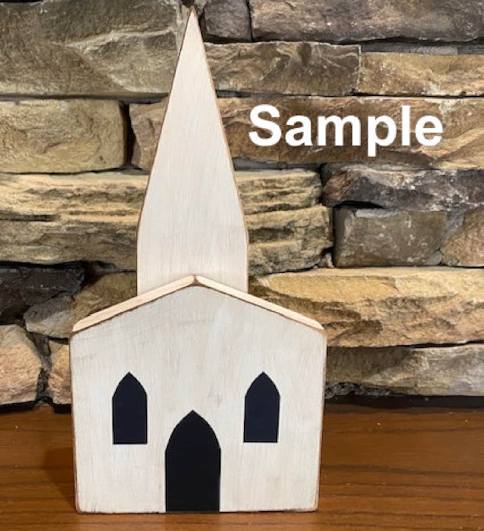 Wood Church, Christmas Church, DIY Church, Craft Church, Home Decor ...