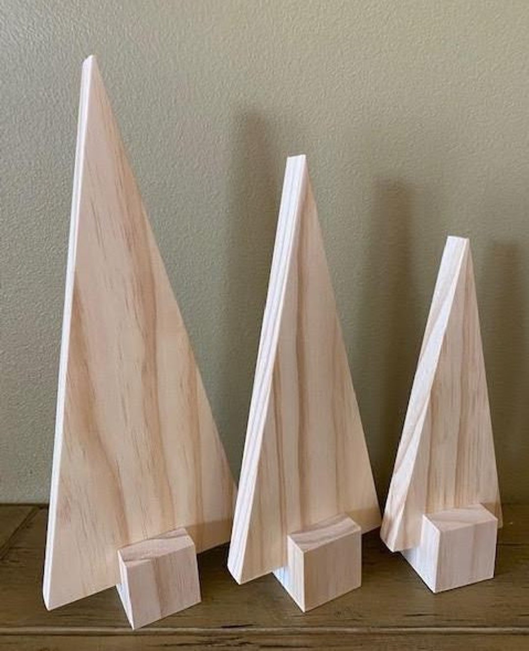Wood Trees, Craft Trees, DIY Trees, Christmas Tree, Tree Shapes, Tree ...