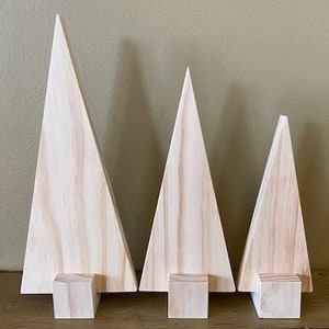 Wood Trees, Craft Trees, DIY Trees, Christmas Tree, Tree Shapes, Tree ...