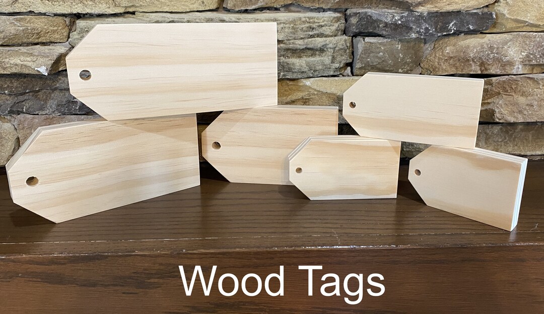 Wood Tags, Craft Tags, DIY Tags, Christmas Tags, Tag Shape, Tag Cutout ...