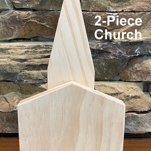 Wood Church, Christmas Church, DIY Church, Craft Church, Home Decor ...