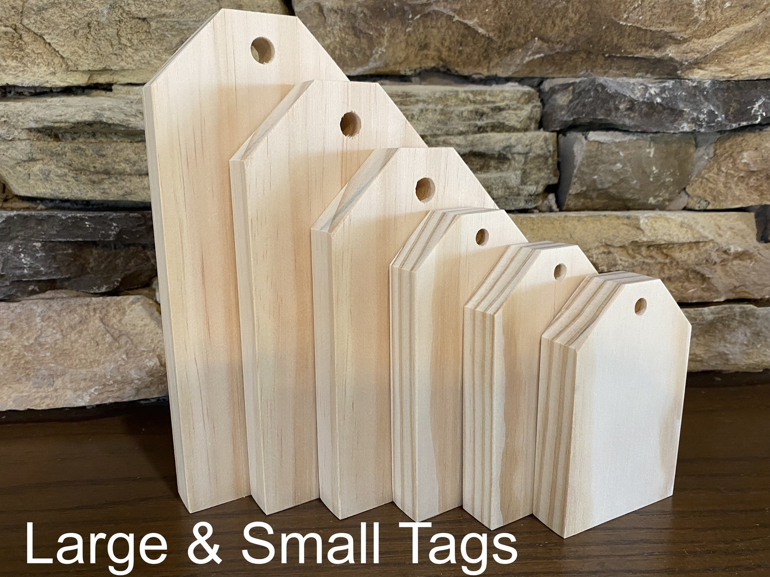 Wood Tags Craft Tags DIY Tags Christmas Tags Tag Shape - Etsy