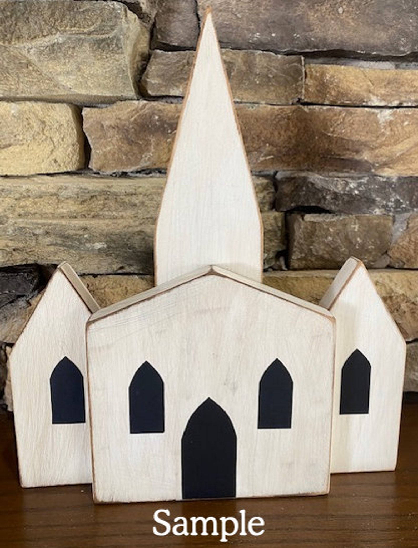 Wood Church, Christmas Church, DIY Church, Craft Church, Home Decor ...