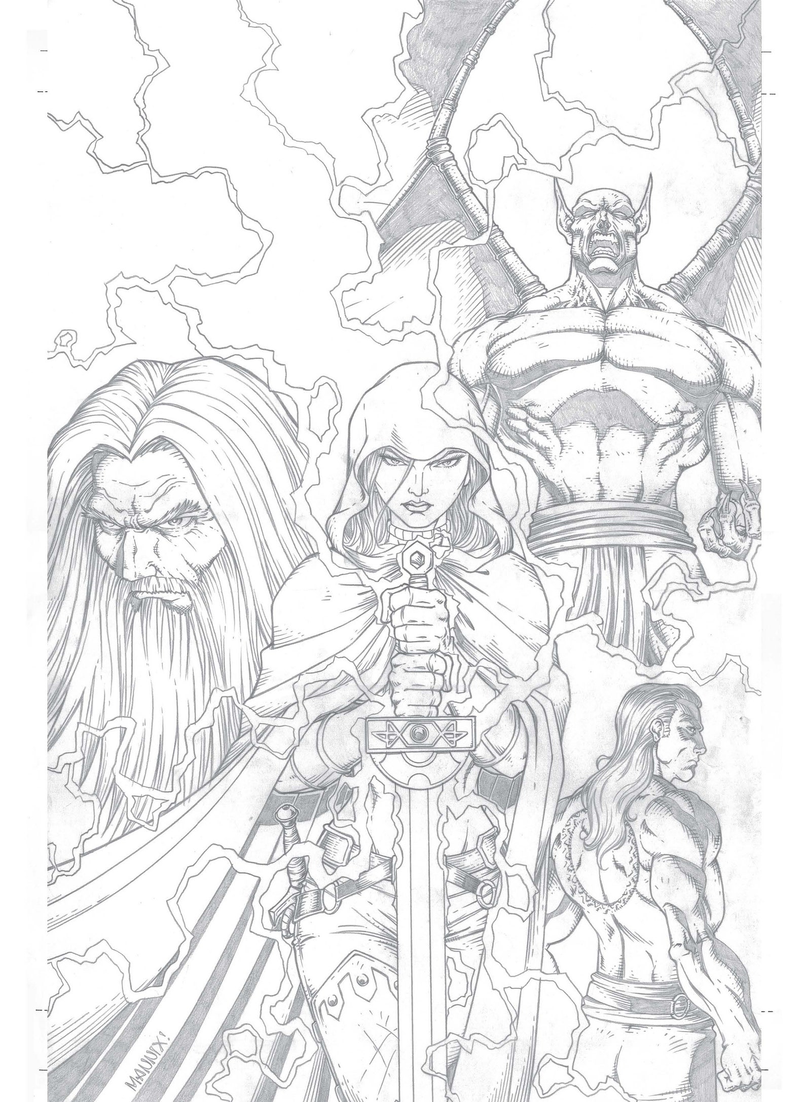 Power of the Valkyrie Adult Coloring Book - Etsy