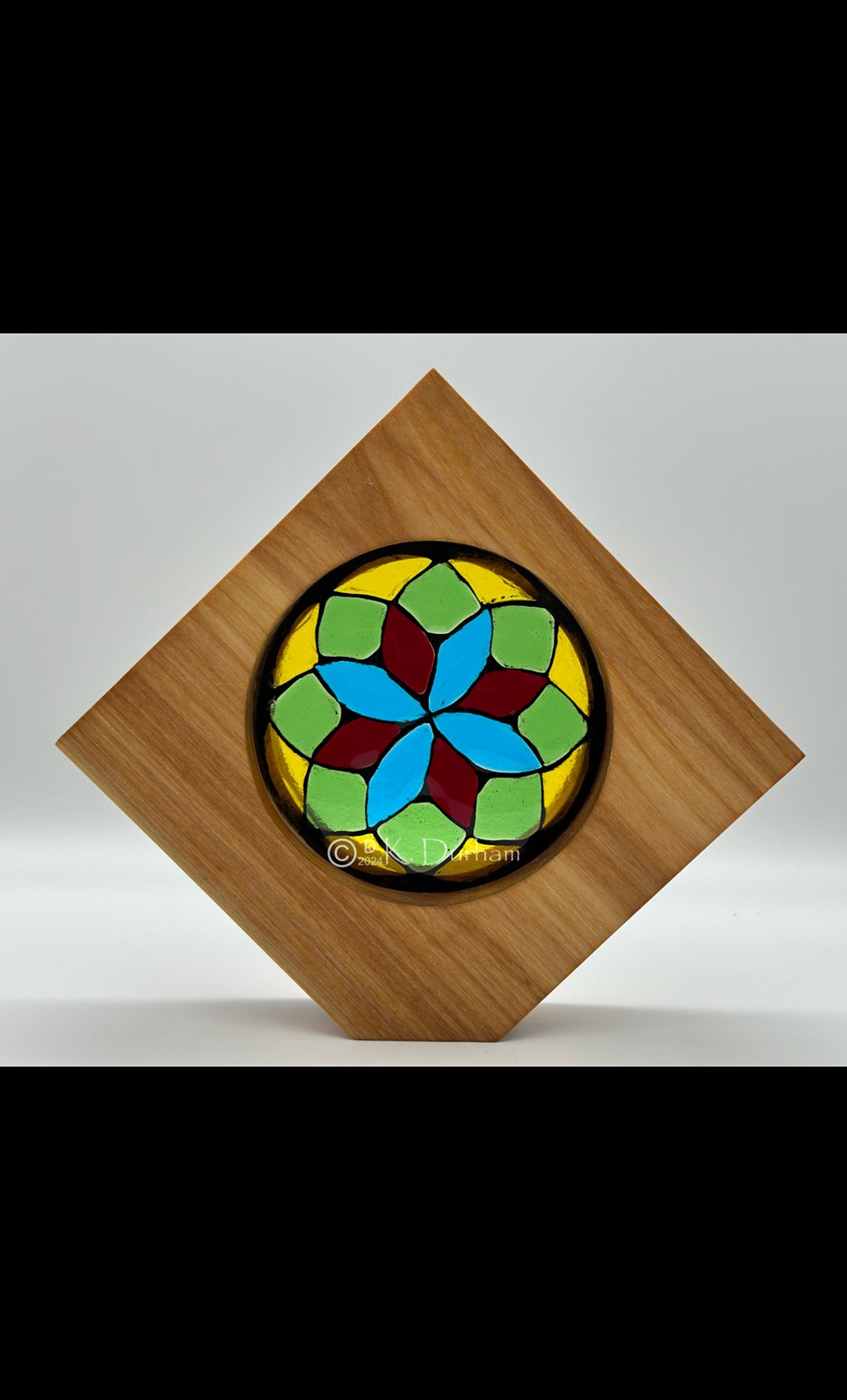 Graceful Bloom in Custom Wood Stand - Etsy