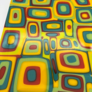 Stacked Fused Glass Multi-color Wall Hanging - Etsy