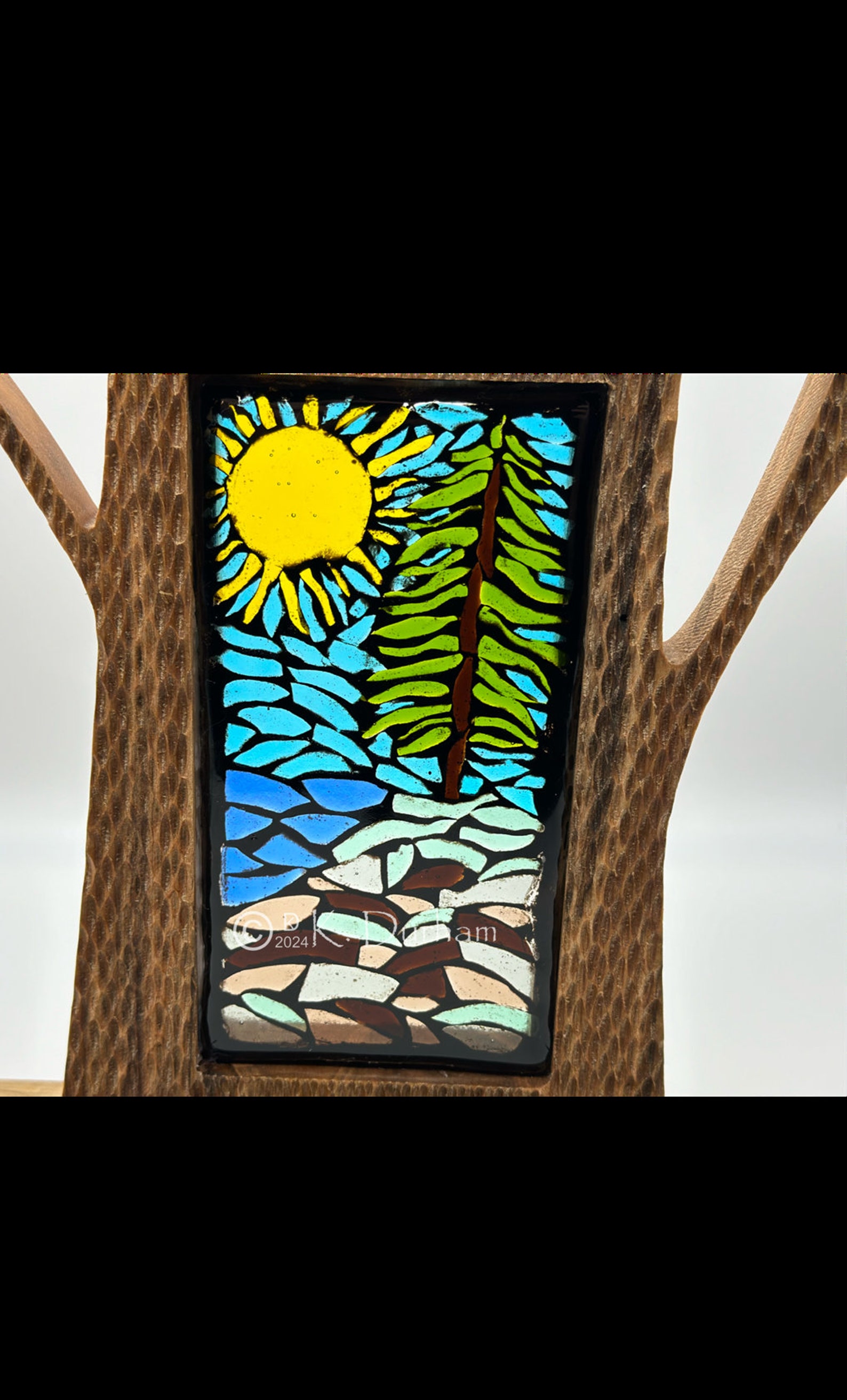 Tranquil Wilderness in Custom Tree Stand - Etsy