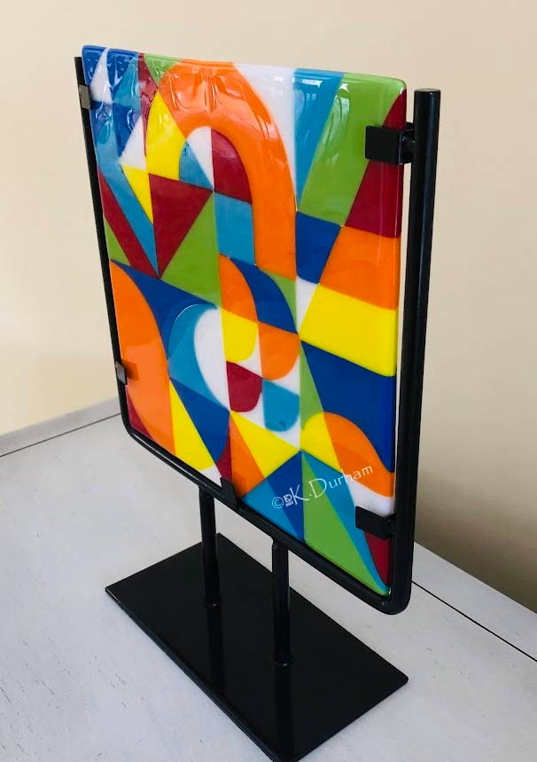 Complex Geometric Pattern in Display Stand - Etsy
