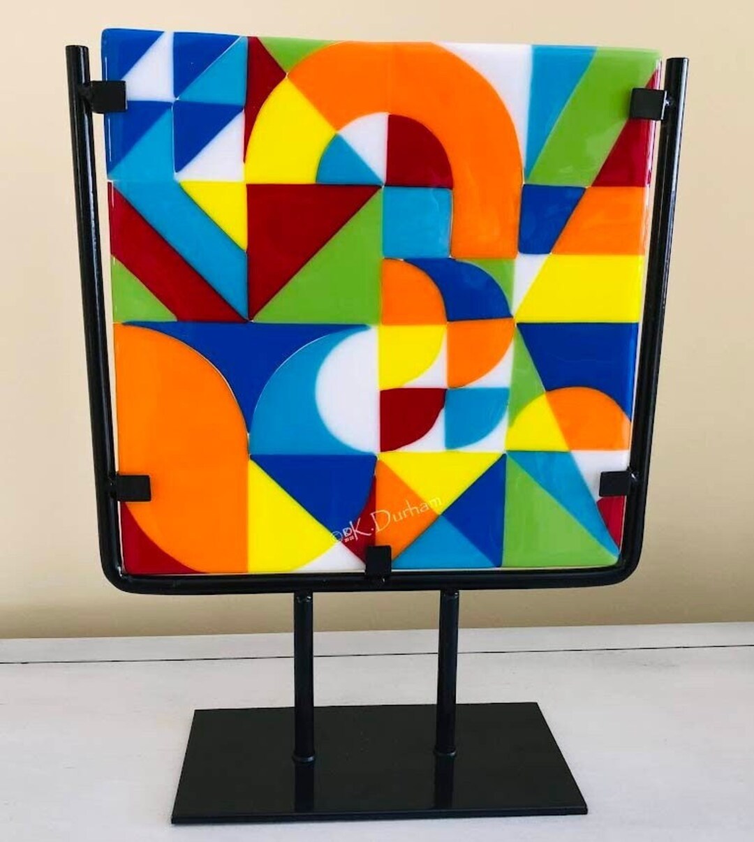 Complex Geometric Pattern in Display Stand - Etsy