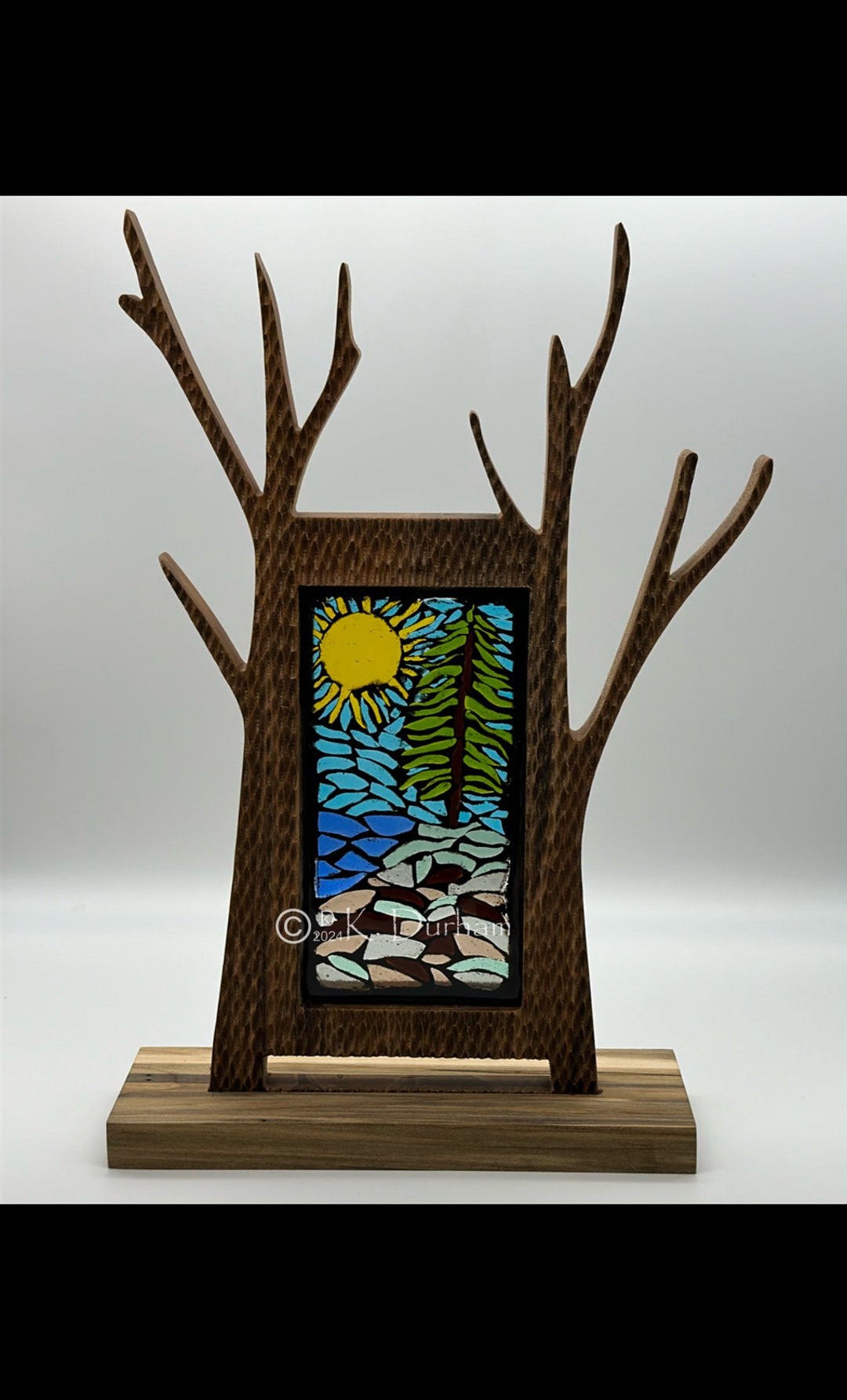 Tranquil Wilderness in Custom Tree Stand - Etsy