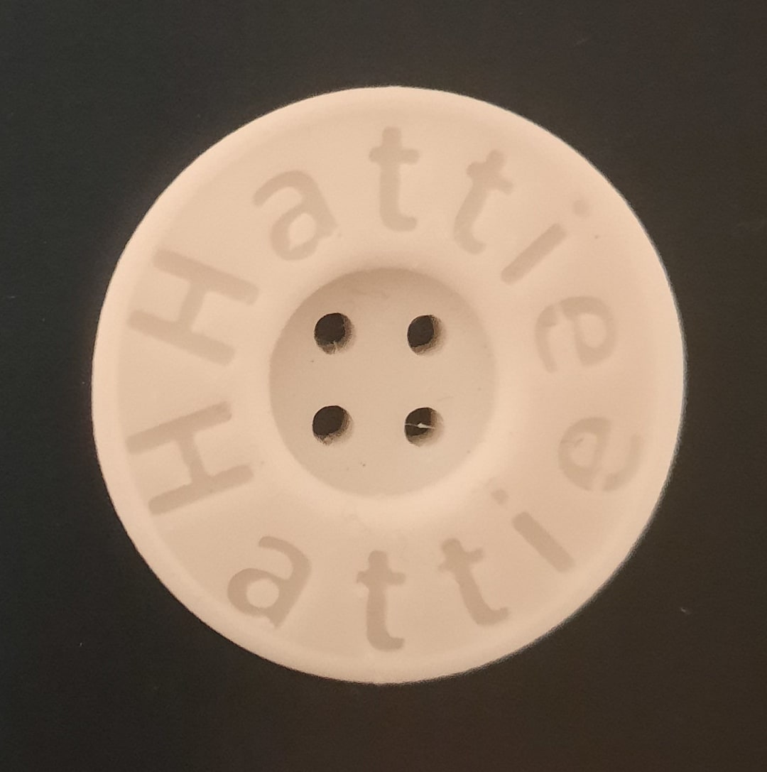 Personalized 3D Printed Buttons X5 - Etsy