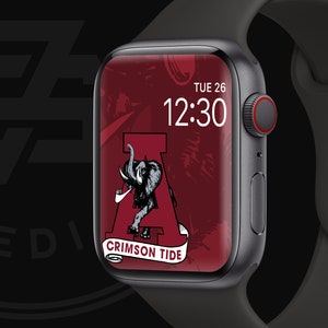 Alabama Crimson Tide Football Big Al Apple Watch Wallpaper - Etsy