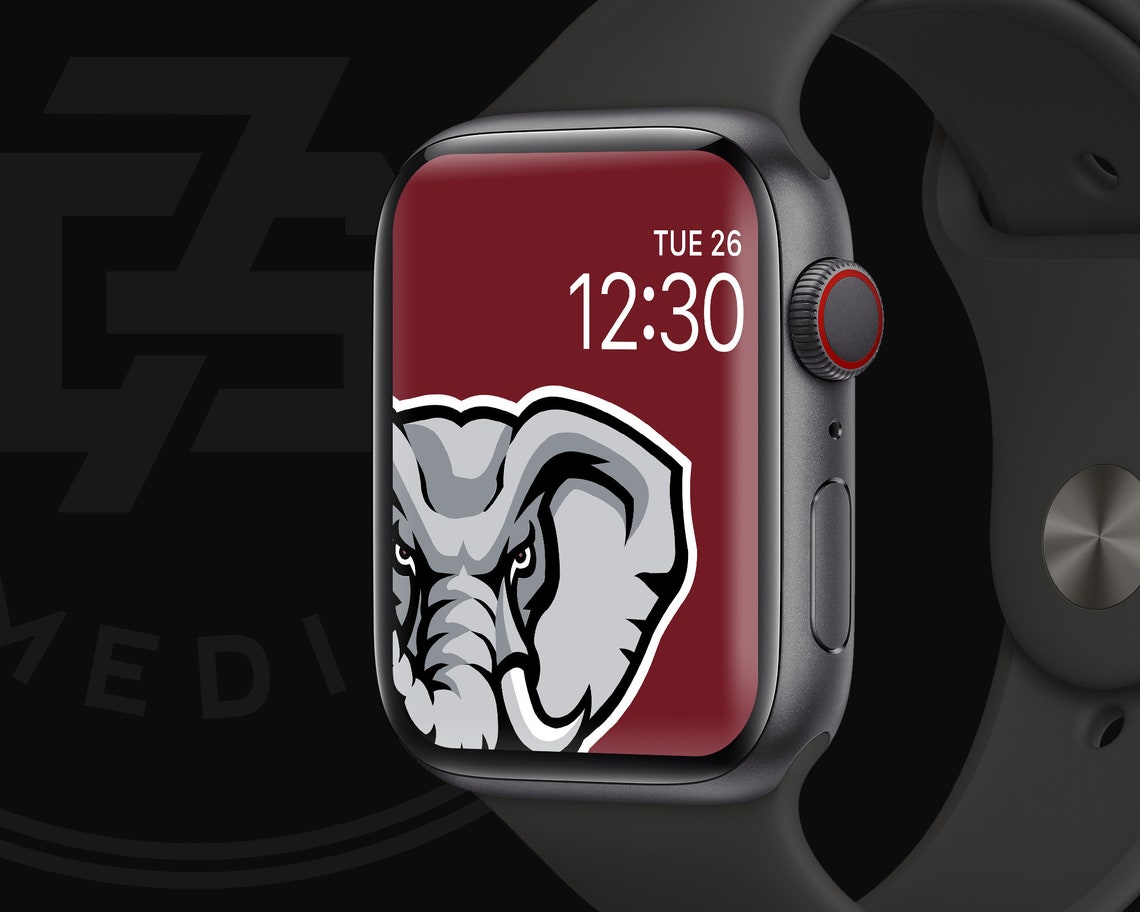 Alabama Crimson Tide Football Big Al Apple Watch Wallpaper - Etsy