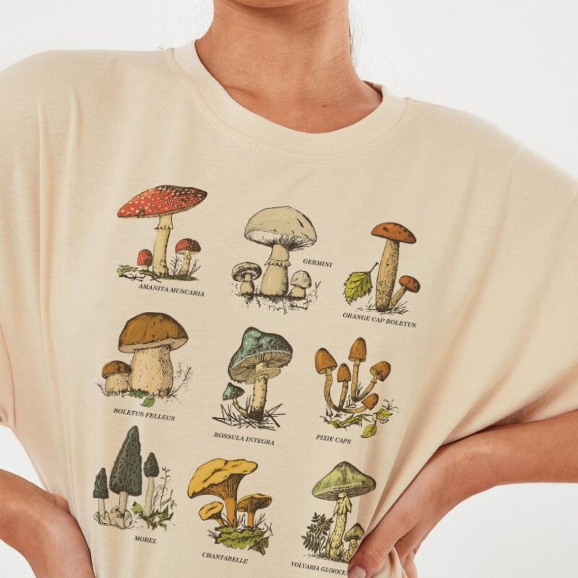 Mushroom Shirt Botanisch Shirt Mushroom T-shirt Vintage | Etsy Mushroom Shirt Botanisch Shirt Mushroom T-shirt Vintage | Etsy